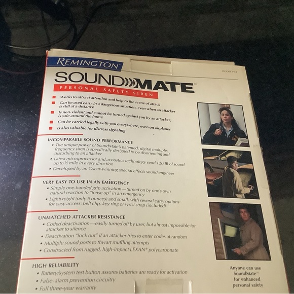 Remington | Other | Vintage 994 Remington Soundmate Personal Safety ...